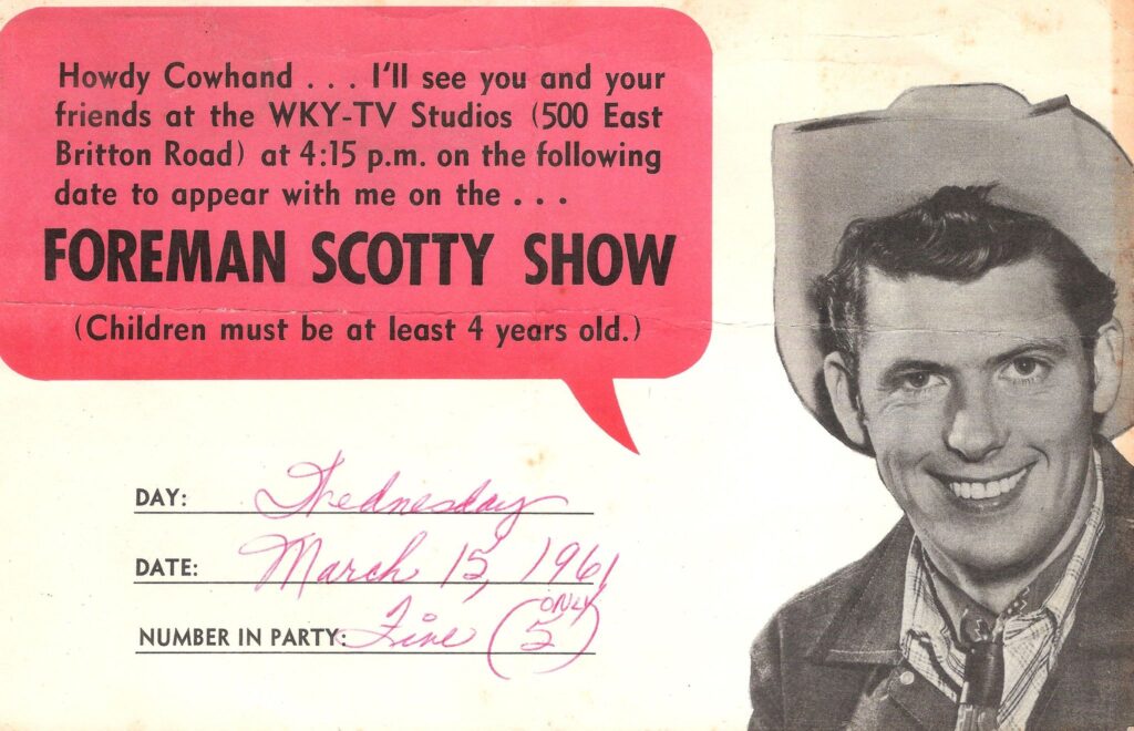 A Birthday Boy (Me) and Foreman Scotty! - Bill Moore, Writer